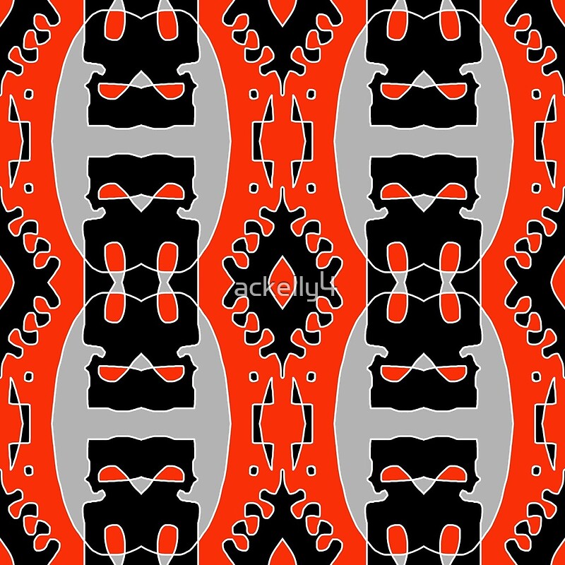 "red pattern" by ackelly4 | Redbubble