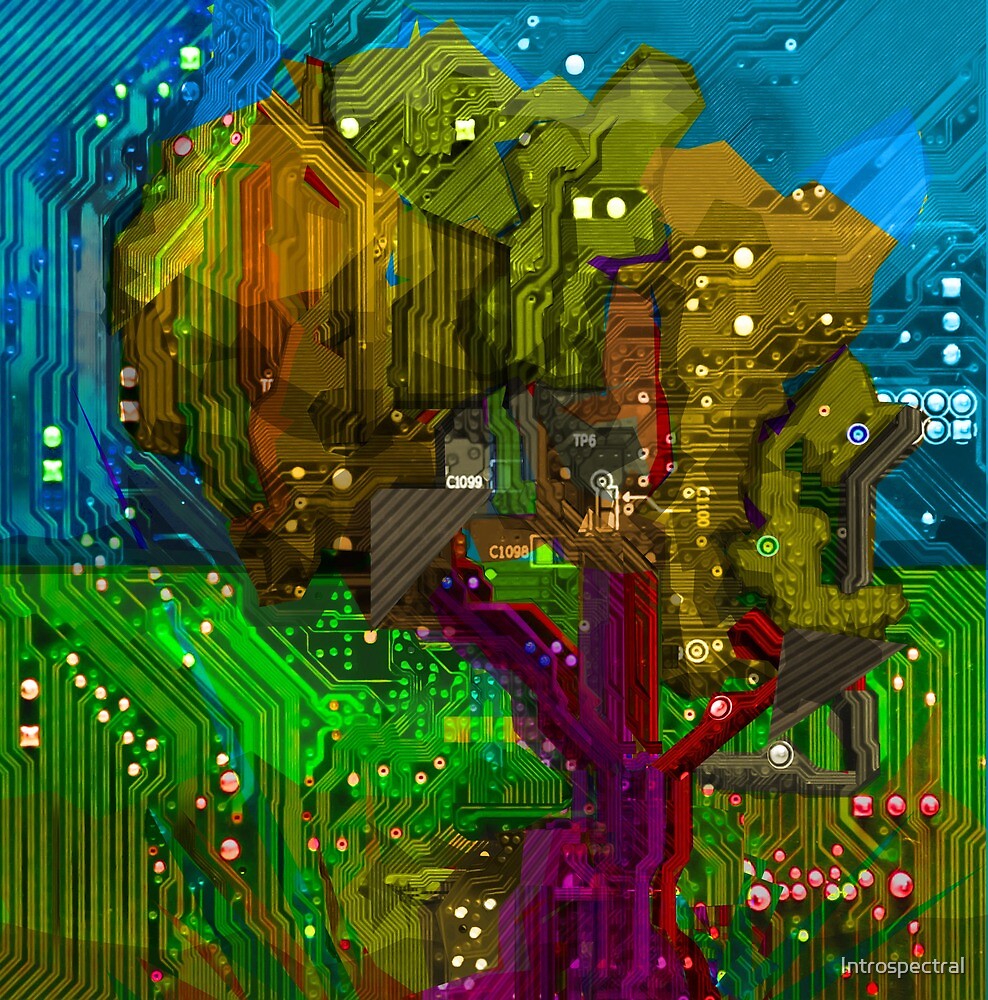 "CircuiTree" by Introspectral | Redbubble