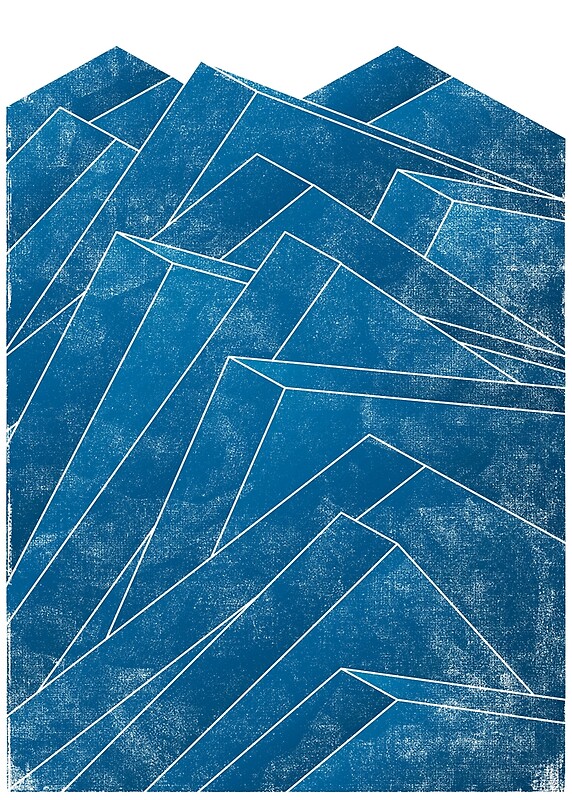 "Isometric Waves" by Bulografik | Redbubble