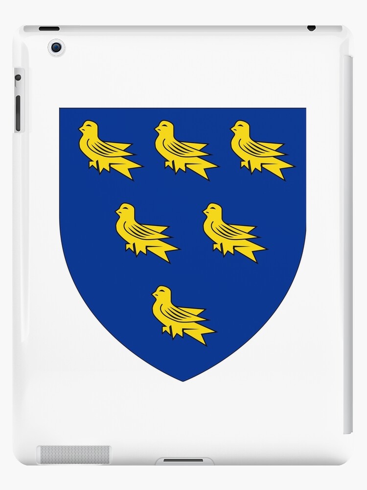 Coat Of Arms Of Sussex England Ipad Cases And Skins By Pzandrews Redbubble