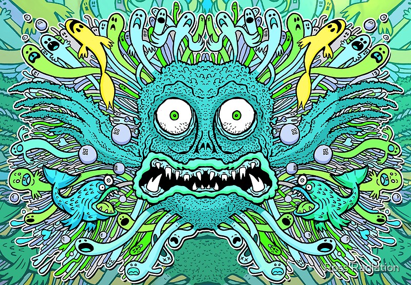 "Reef Geek" by Ross Radiation | Redbubble