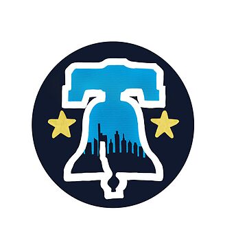 "Phillies city connect bell" Sticker for Sale by lyssgreen | Redbubble
