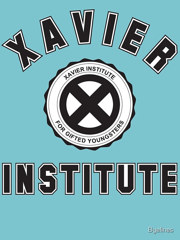 "XAVIER INSTITUTE FOR GIFTED YOUNGSTERS" by Byelines | Redbubble