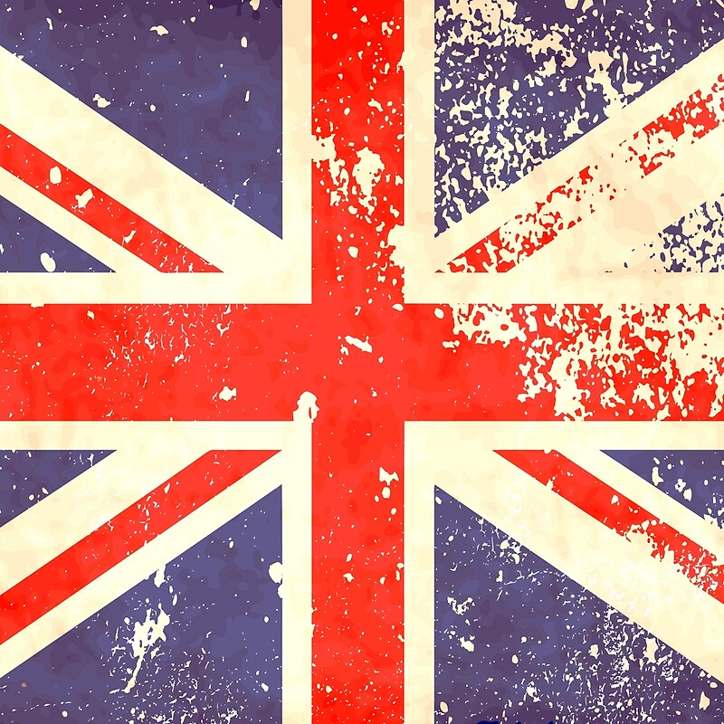 "UK Union Jack England United Kingdom Flag " by scooterbaby | Redbubble