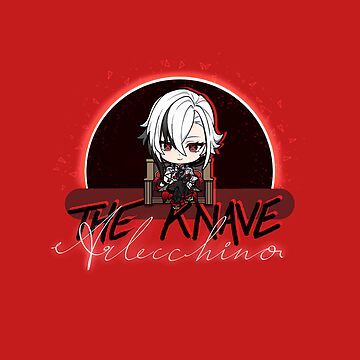 "Arlecchino Minimalist Wallpaper (The knave)" Sticker for Sale by ...