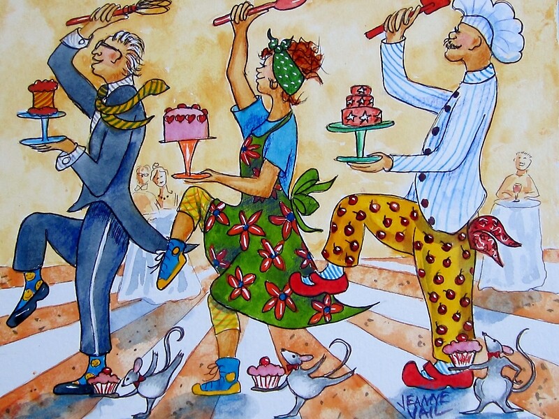 "The Cakewalk" by Jeanne Vail | Redbubble