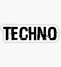 Techno: Sticker | Redbubble