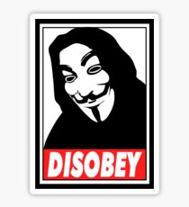 Disobey: Stickers | Redbubble