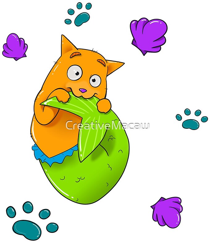 "Mermaid Bite" by CreativeMacaw | Redbubble