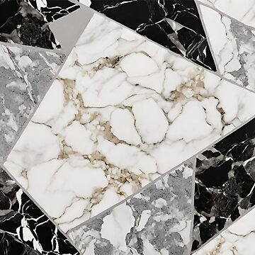 "Black and White Granite" Sticker for Sale by Patronized | Redbubble