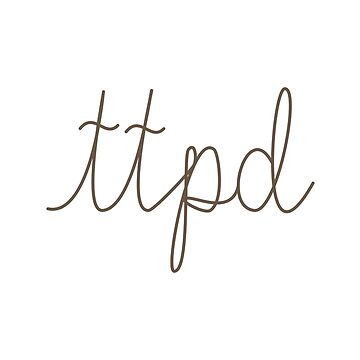 "ttpd The Tortured Poets Department Script" Art Board Print for Sale by ...