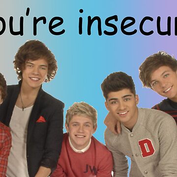 "You're Insecure bumper sticker" Sticker for Sale by Agustina Colobraro ...