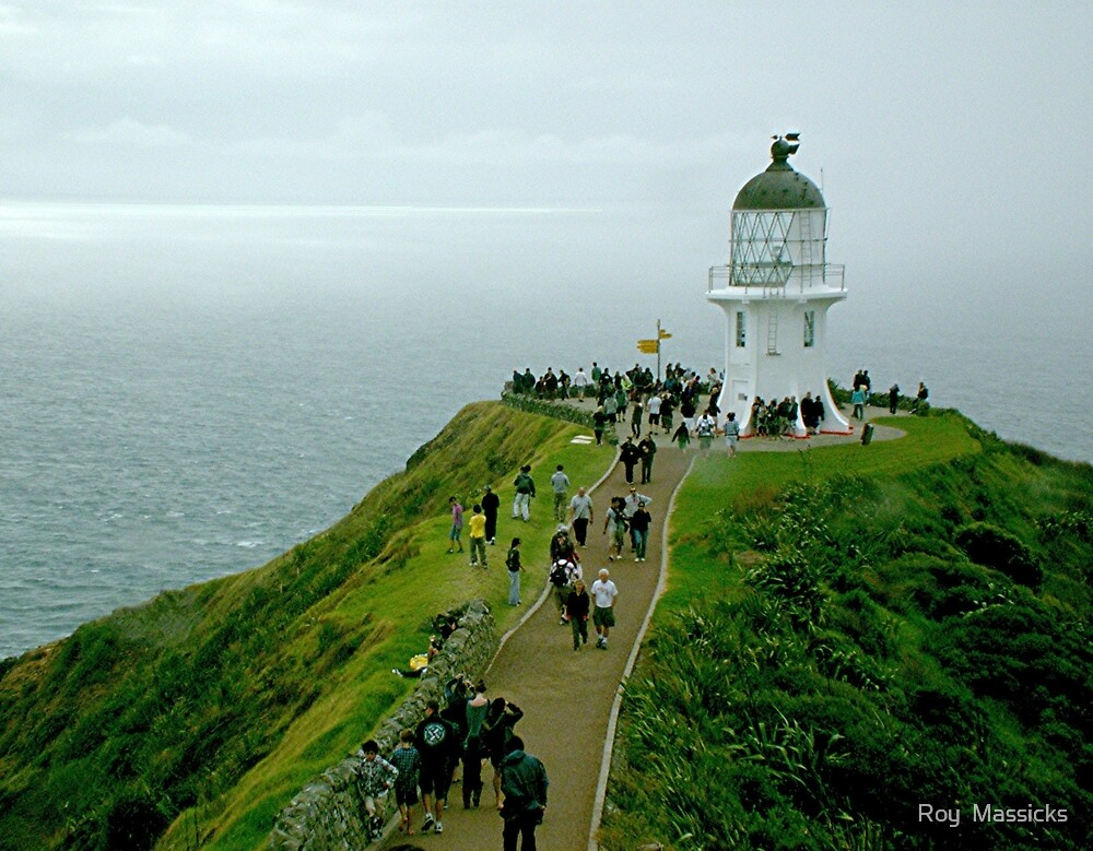"Cape Reinga Lighthouse, New Zealand." by Roy Massicks | Redbubble