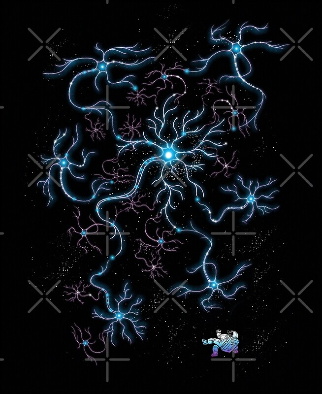 "Neuron Galaxy" by tobiasfonseca | Redbubble
