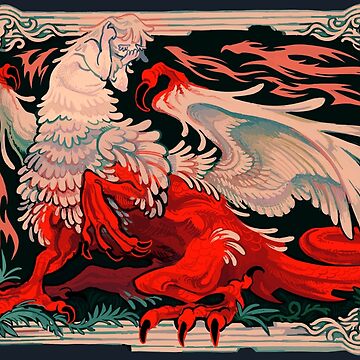 "chimera falin" Sticker for Sale by lemonween | Redbubble