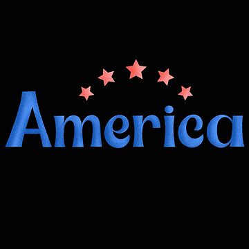 "America Logo" Sticker for Sale by MRSales | Redbubble