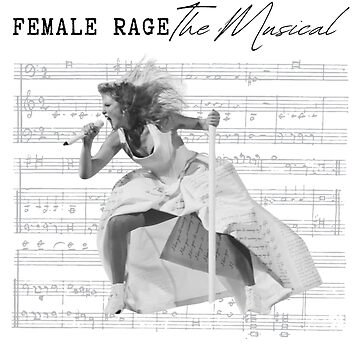 "Female Rage The Musical Taylor Swift TTPD Fans" Sticker for Sale by ...