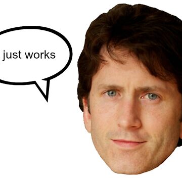 "Todd Howard "It Just Works"" Poster for Sale by GraphicTease | Redbubble