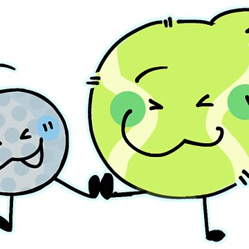 "Golf Ball and Tennis Ball [BFDIA] (BFDI)" Sticker for Sale by ...