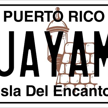 "PR Plate - Guayama" Sticker for Sale by snxworld | Redbubble