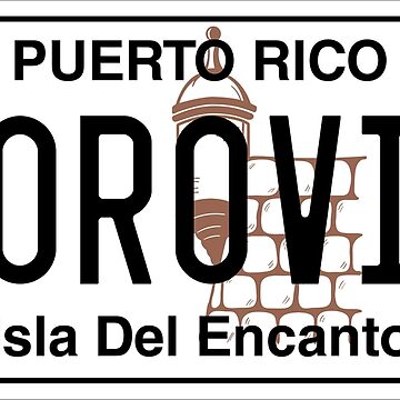 "PR Plate - Morovis" Sticker for Sale by snxworld | Redbubble