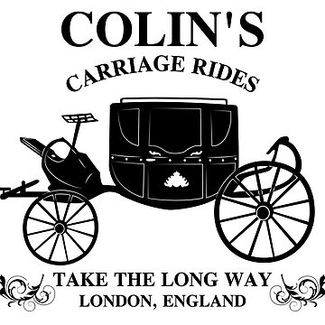 "Colin's Bridgerton Carriage Rides Bridgerton Netflix" Sticker for Sale ...