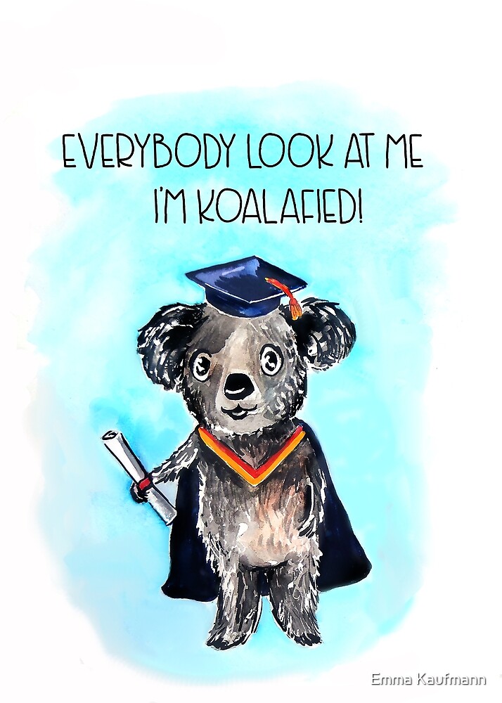 "Koala Graduation" by Emma Kaufmann | Redbubble