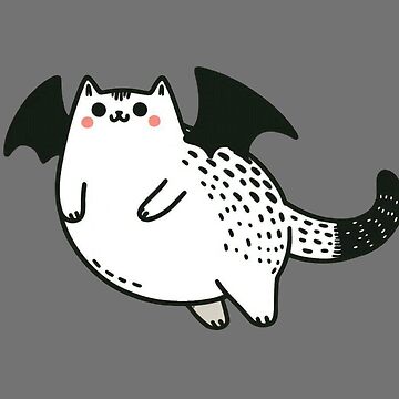 "Cat Dragon Cat Flying" Sticker for Sale by VerveVerseBoo | Redbubble