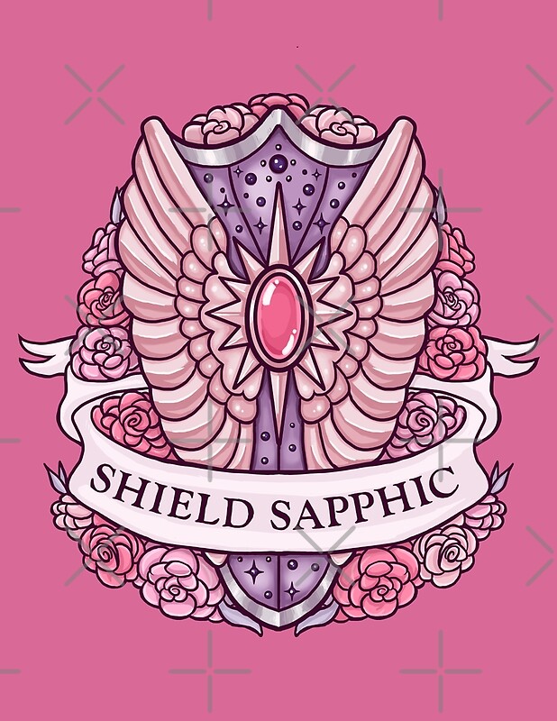 "SHIELD SAPPHIC" by foxflight | Redbubble