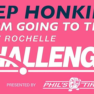 "keep honking, i'm going to the new rochelle challenger bumper sticker ...