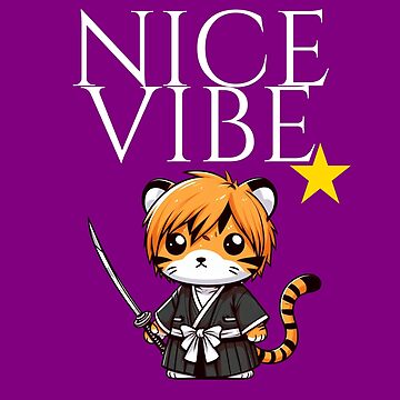 "Bleach Nice Vibe Tiger" Sticker for Sale by LemuellTrends | Redbubble