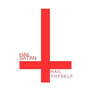 "Hail Satan Hail Thyself" Sticker for Sale by Kallipolis28 | Redbubble
