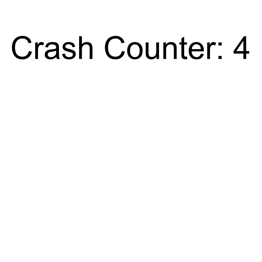 "Crash Counter" by sprakle | Redbubble