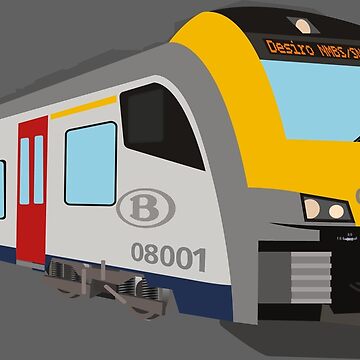 "NMBS SNCB Train Desiro AM08 MS08 08001" Sticker for Sale by ...