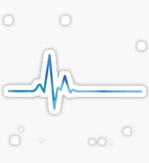 Heart Monitor Stickers | Redbubble