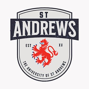 " St Andrews - The University St Andrews" Sticker for Sale by ...