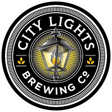 "City Lights Brewing Company logo" Sticker for Sale by KevinT988 ...