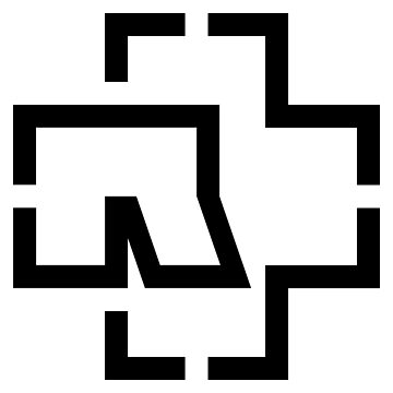 "Black Cross" Sticker for Sale by virdeiz | Redbubble