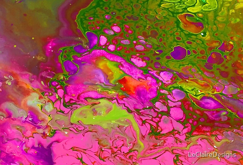 "Pink Acid" by LeClaireDesigns | Redbubble