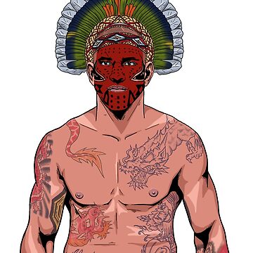 "Alex Pereira Tribal" Sticker for Sale by FreshBatchCo | Redbubble