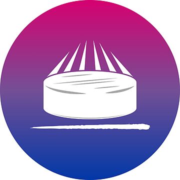 "Offsides Logo: Bisexual Pride" Sticker for Sale by OffsideNewsCo ...