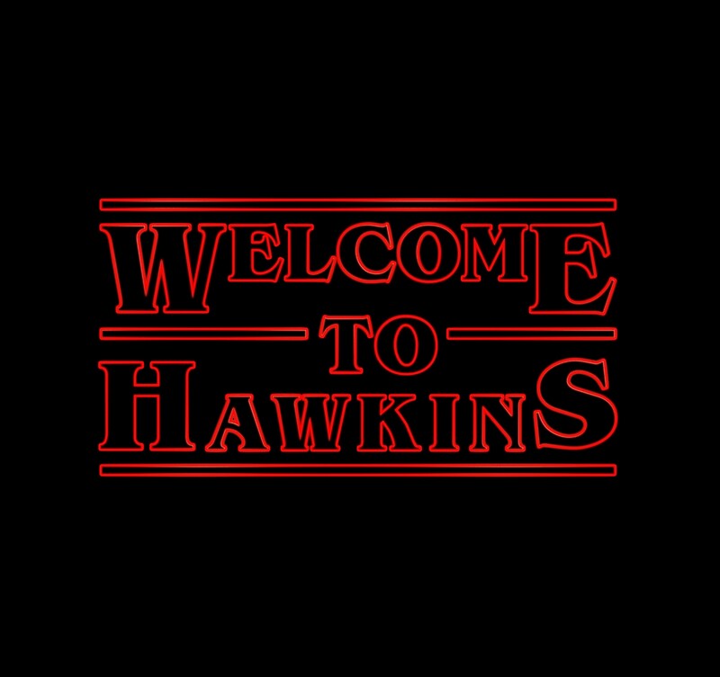 "Welcome to Hawkins Stranger Things" by Bernat Comes | Redbubble