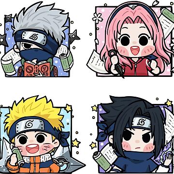 "Cute anime chibi" Sticker for Sale by karsivenco | Redbubble