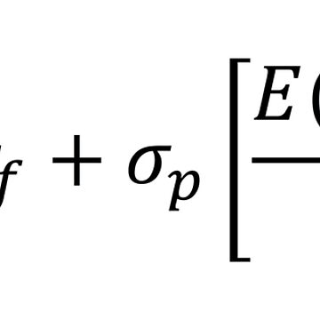 "CML (Capital Market Line) equation" Poster for Sale by moneyneedly ...