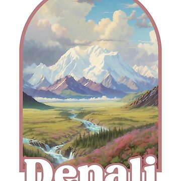 "Denali National Park" Sticker for Sale by EC Creations | Redbubble