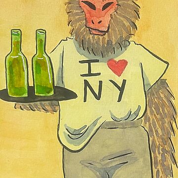 "Confessions of a Shinagawa Monkey (pt 3)" Sticker for Sale by ...