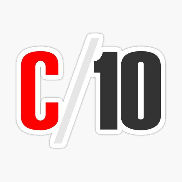C10 Stickers | Redbubble