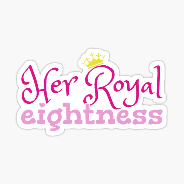 8th Birthday Girl Stickers | Redbubble