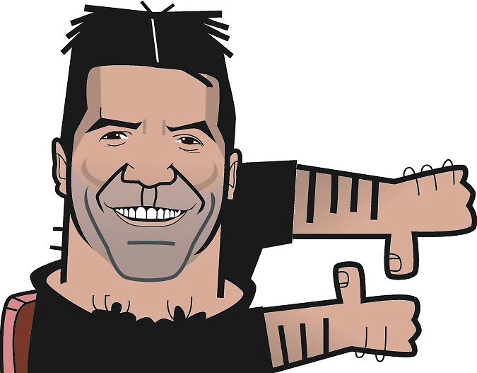 "simon cowell" by boabie109 | Redbubble