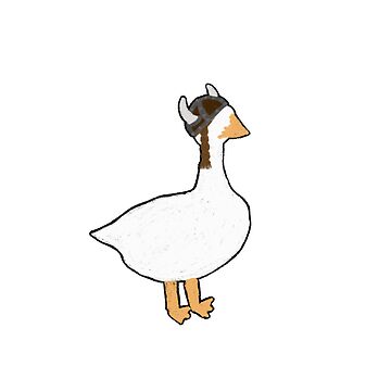 "Viking goose" Sticker for Sale by quinn-bee | Redbubble